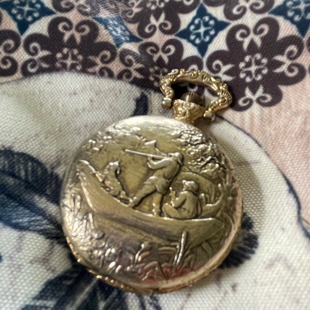 Vintage Swiss Full Hunter Pocket Watch - Gem